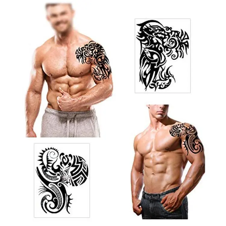 Half Chest Tattoos For Men